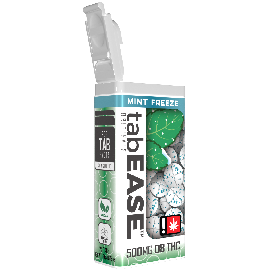 20mg Delta 8 THC Sugar-Free Cerebral Mint – TabEASE Wholesale Portal